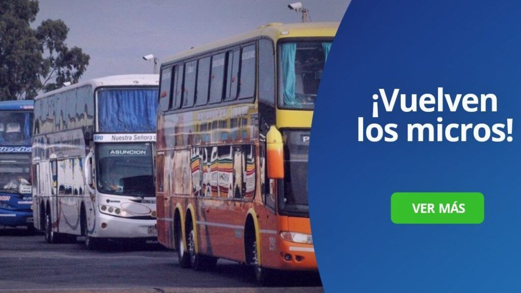 Vuelven los micros de larga distancia ¿Cuándo y cómo?