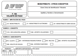 Formulario 155 】 Cómo completar y pagar octubre 2023