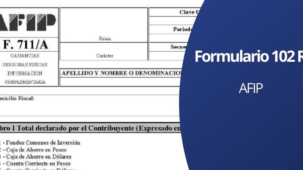 Formulario 102 RT 】Cómo completar + Pagar Online octubre 2023