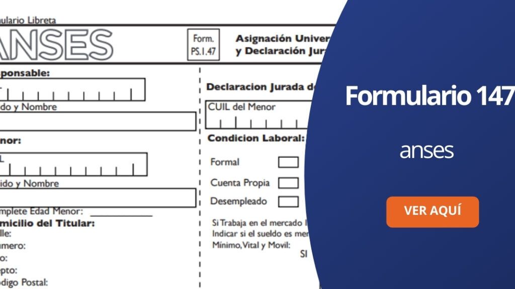 Formulario 147 ANSES 】Descargar + Turno septiembre 2023