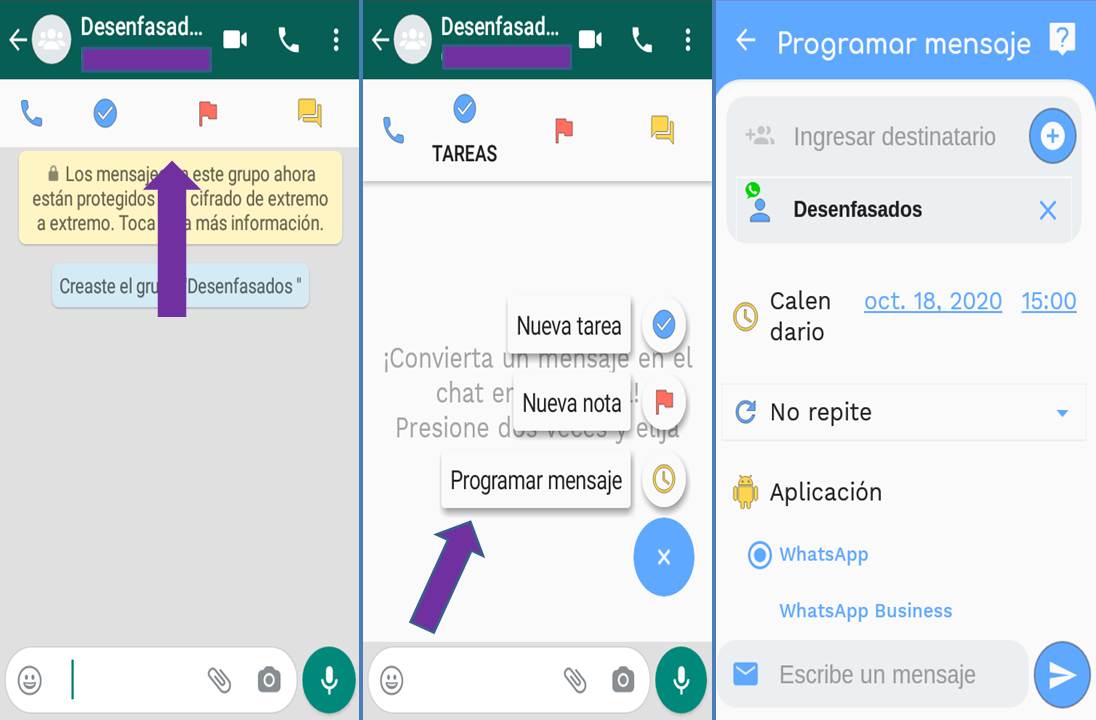 ¿Cómo programar un mensaje de WhatsApp? Funciones y paso a paso